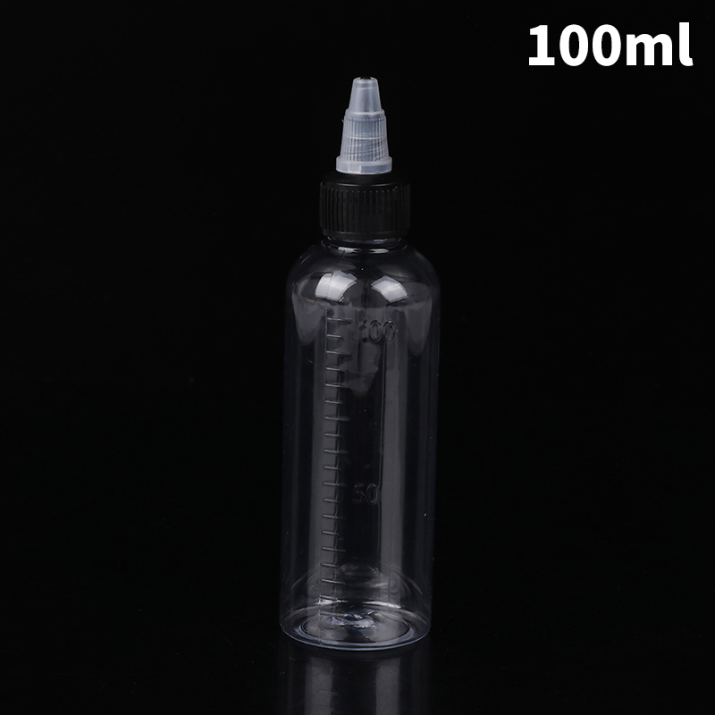 10/20/30/50/100ml Empty Hair Dye Bottle Twist Top Cap Refillable ...