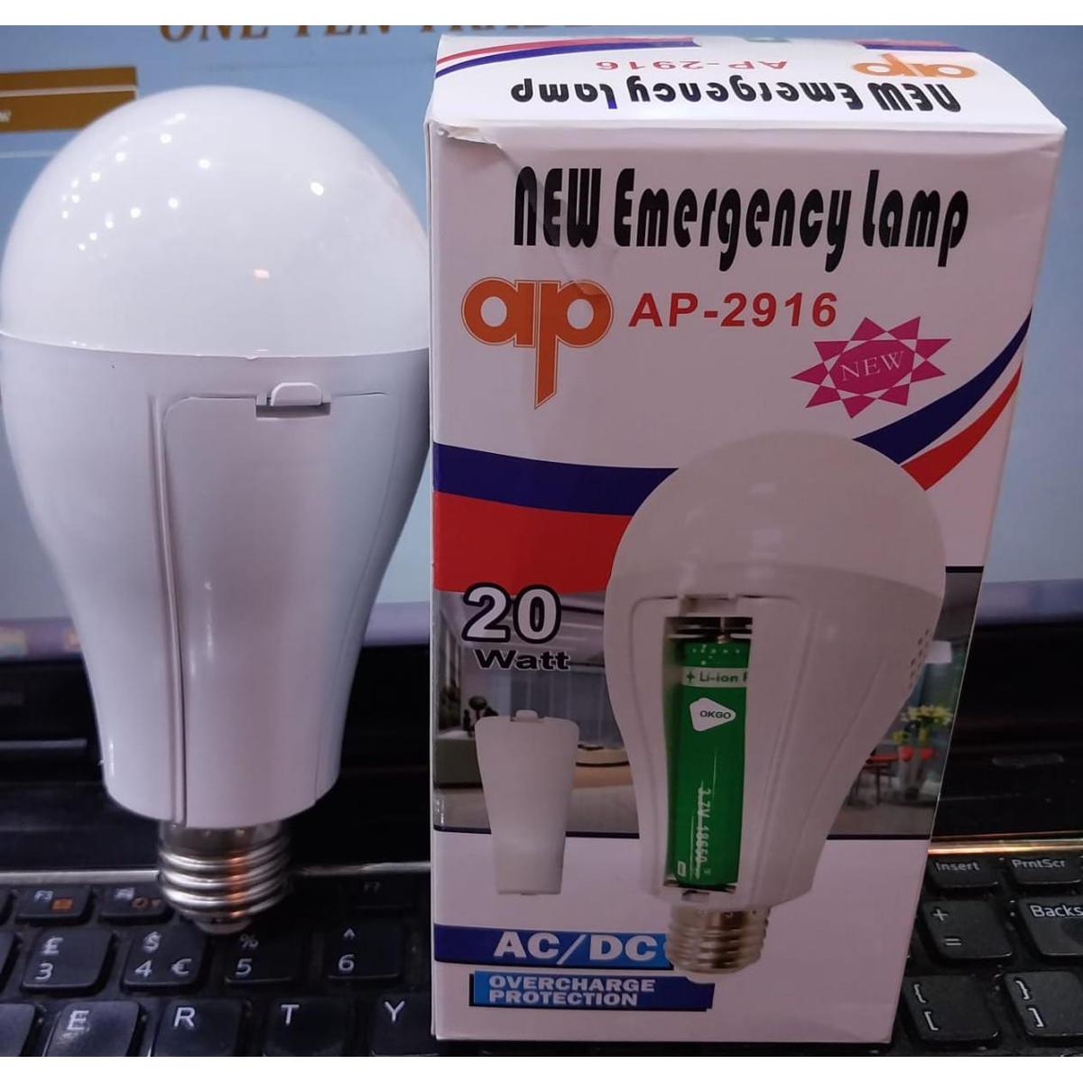 Rechargeable LED Light Bulbs with Battery Backup, Emergency LED Bulb ...