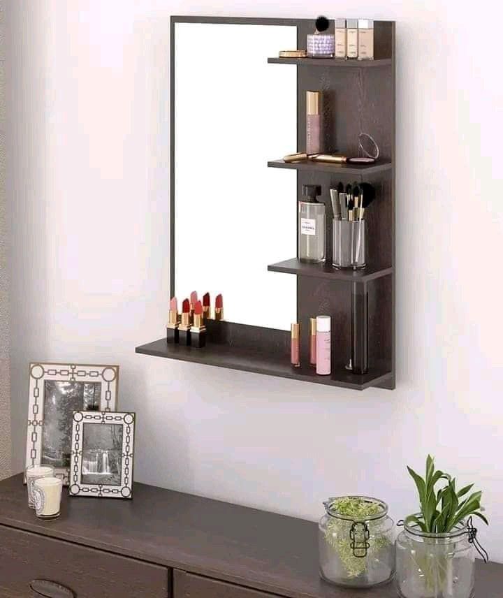 Wall Mounted Dressing Table with Mirror–Wooden Dressing Table with ...