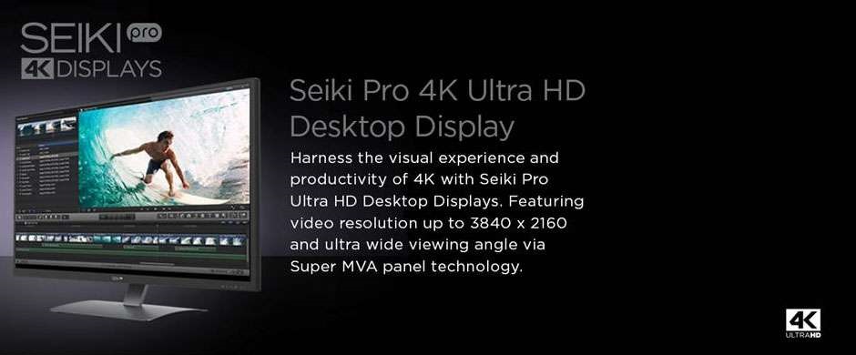 NeweggBusiness Seiki Pro SM40UNP 4K LED-Lit Monitor, 57% OFF