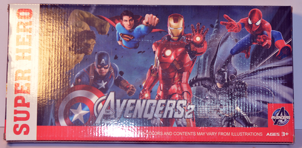 Avengers Toy Set Captain America, Iron man, Spider man, Superman and ...