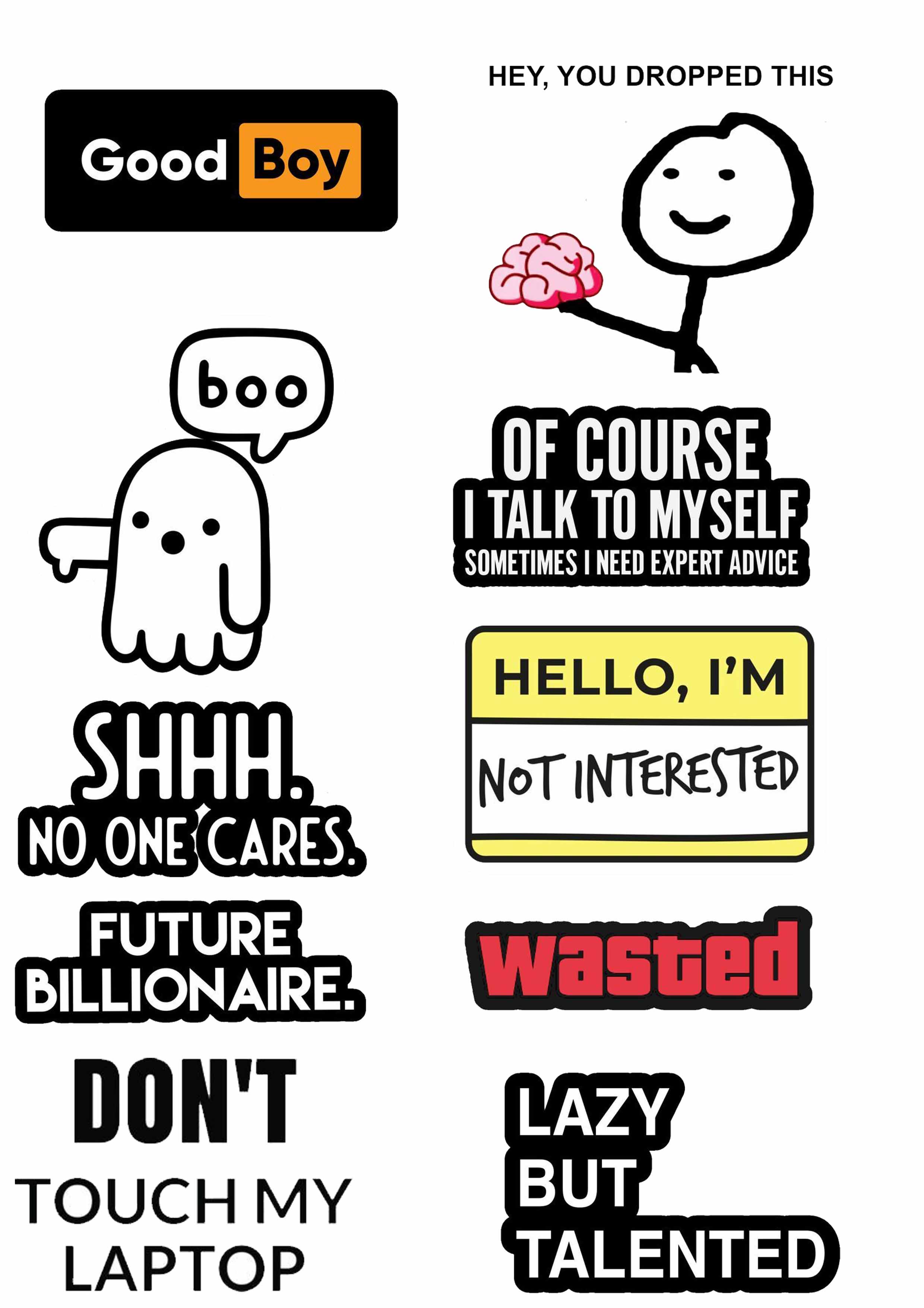 Mix Aesthetic Stickers Pack - Aesthetic Art Stickers for - Stickers for ...