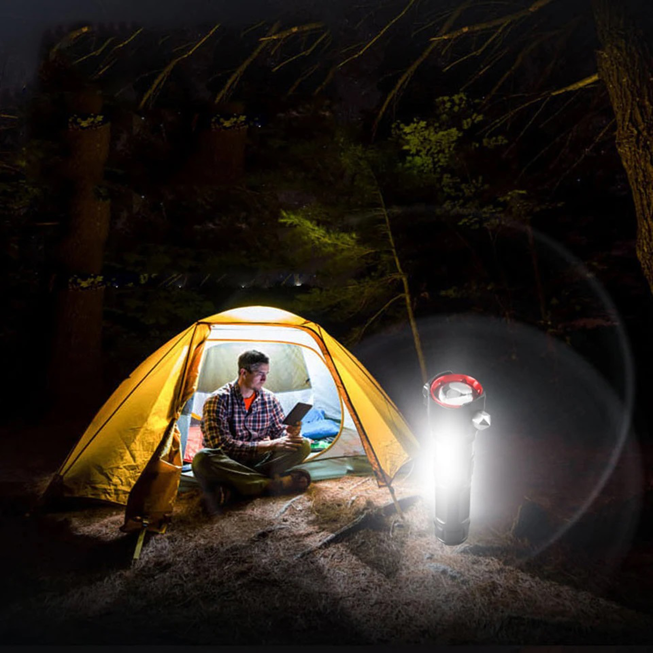 USB Rechargeable Zoomable LED FLASHLIGHT TORCH - Original 1KM Range ...