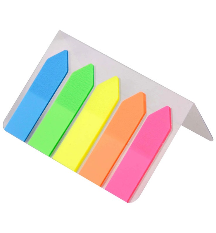 Post it Sticky Flags, 100 Sheets, 5 colors, 45 x 12mm | Daraz.pk
