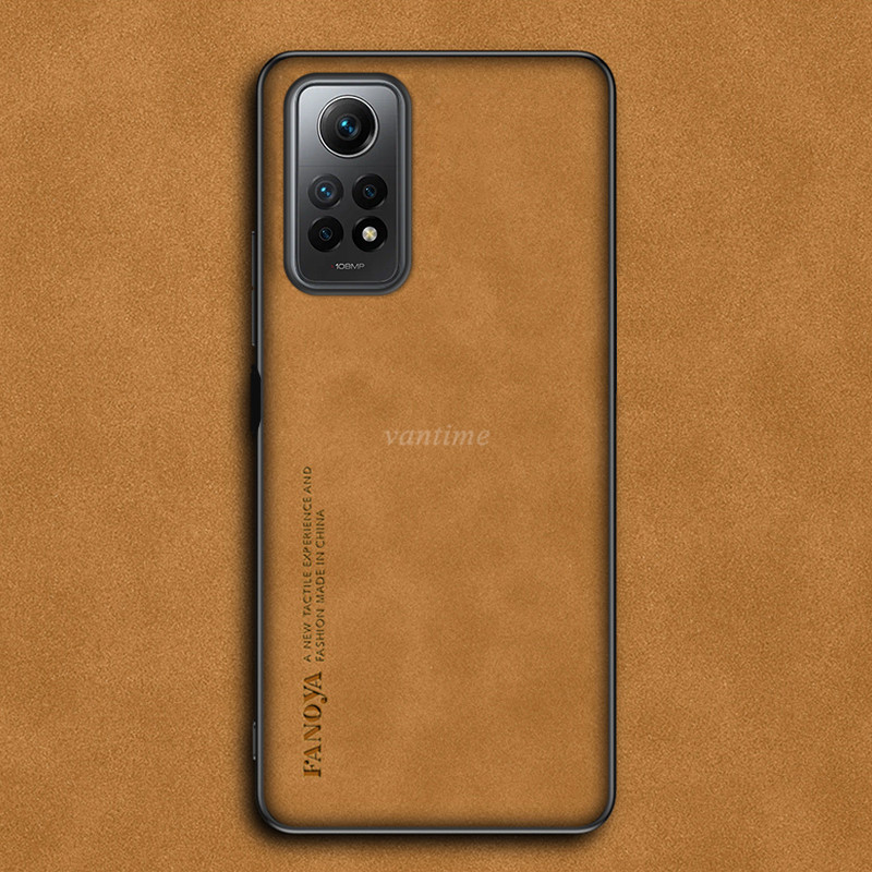 Vantime for Xiaomi Redmi Note 12 Pro 4G Case Soft Pure Leather Slim Matte Back Cover | Daraz.pk