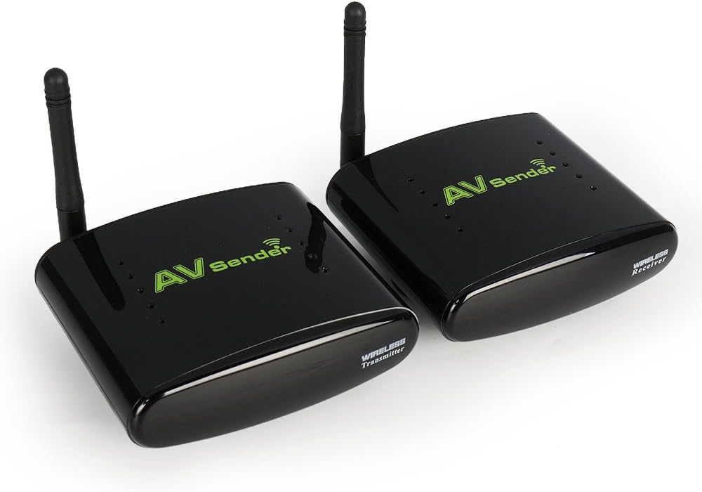 PAKITE 2.4GHz 150M Digital STB Sharing Device Wireless AV Transmitter ...
