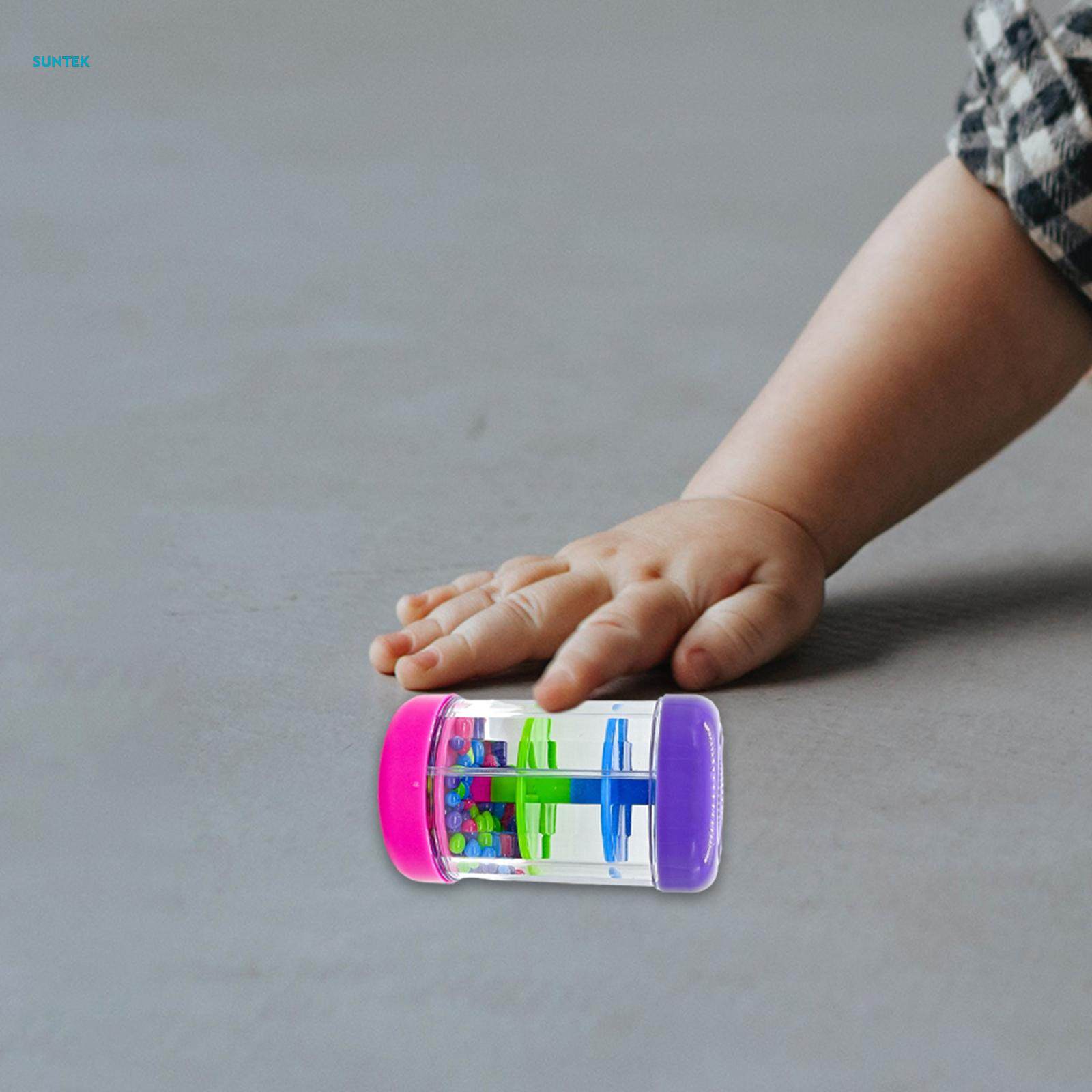 Beaded Rain Shaker Toy Montessori Beaded Raindrop for Kids Baby ...