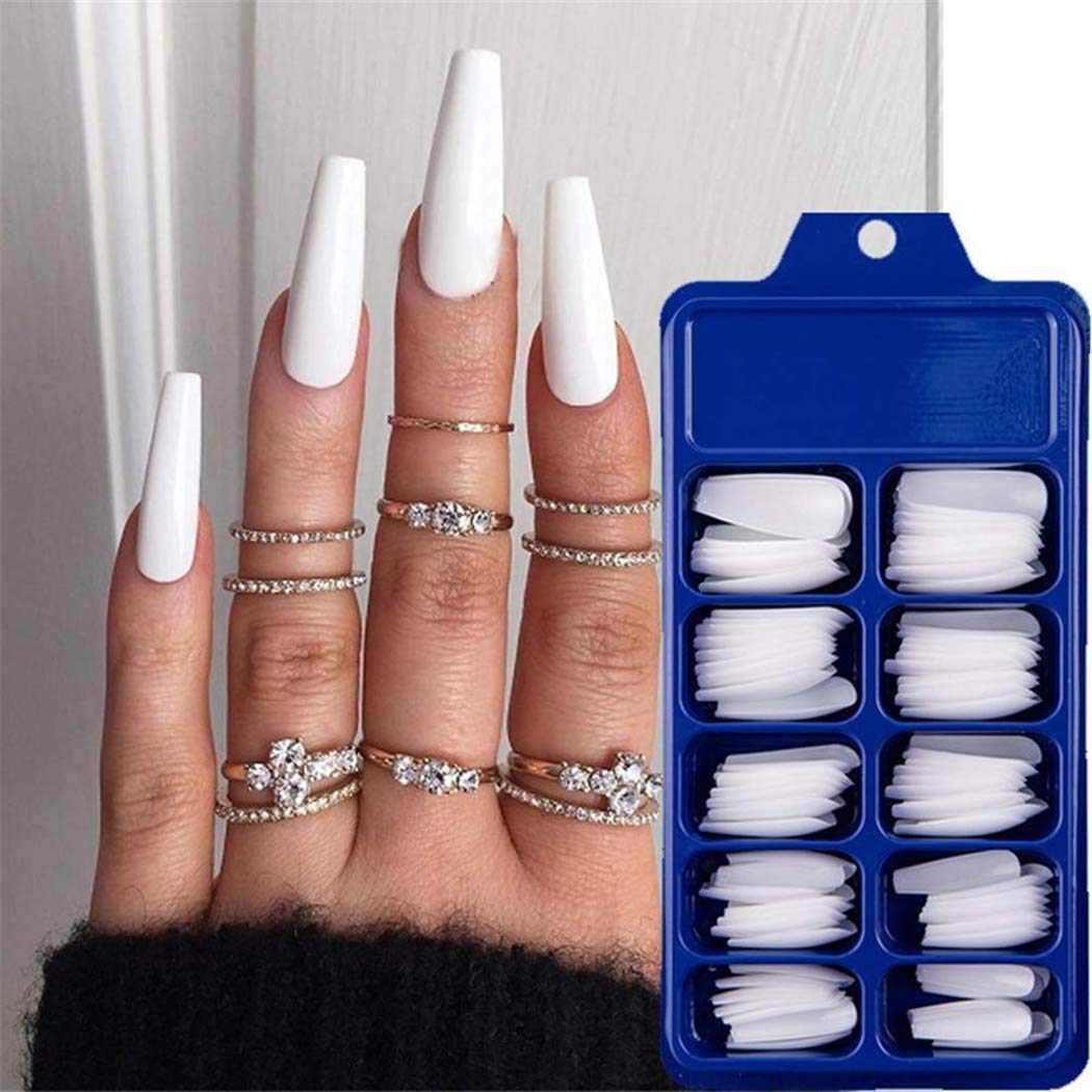 100Pcs / Square Almond Coffin Shape Natural & Transparent Color ...