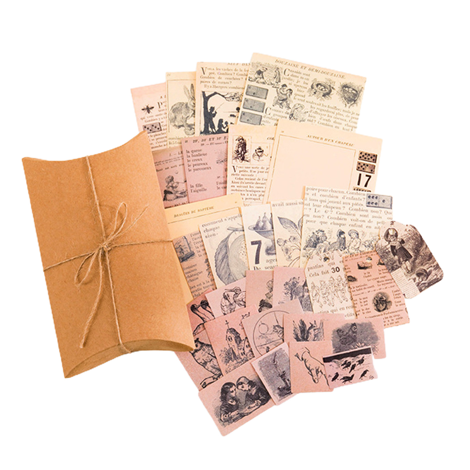 Trendiq Scrapbook Sticker Set Vintage Aesthetic Scrapbook Stickers Set ...