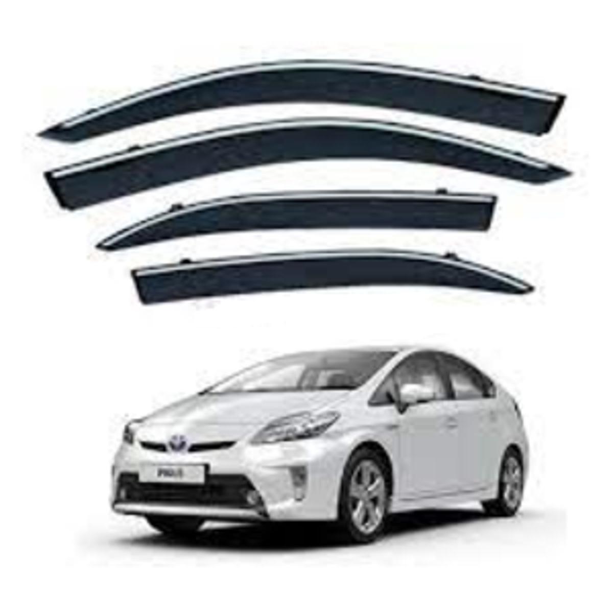 TOYOTA PRIUS ORIGINAL WINDOW VISOR AIRPRESS WITH CHROME | Daraz.pk