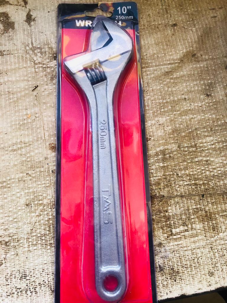 Branded Adjustable wrench 8" with rubber grip and 8" screwdriver | Pana ...