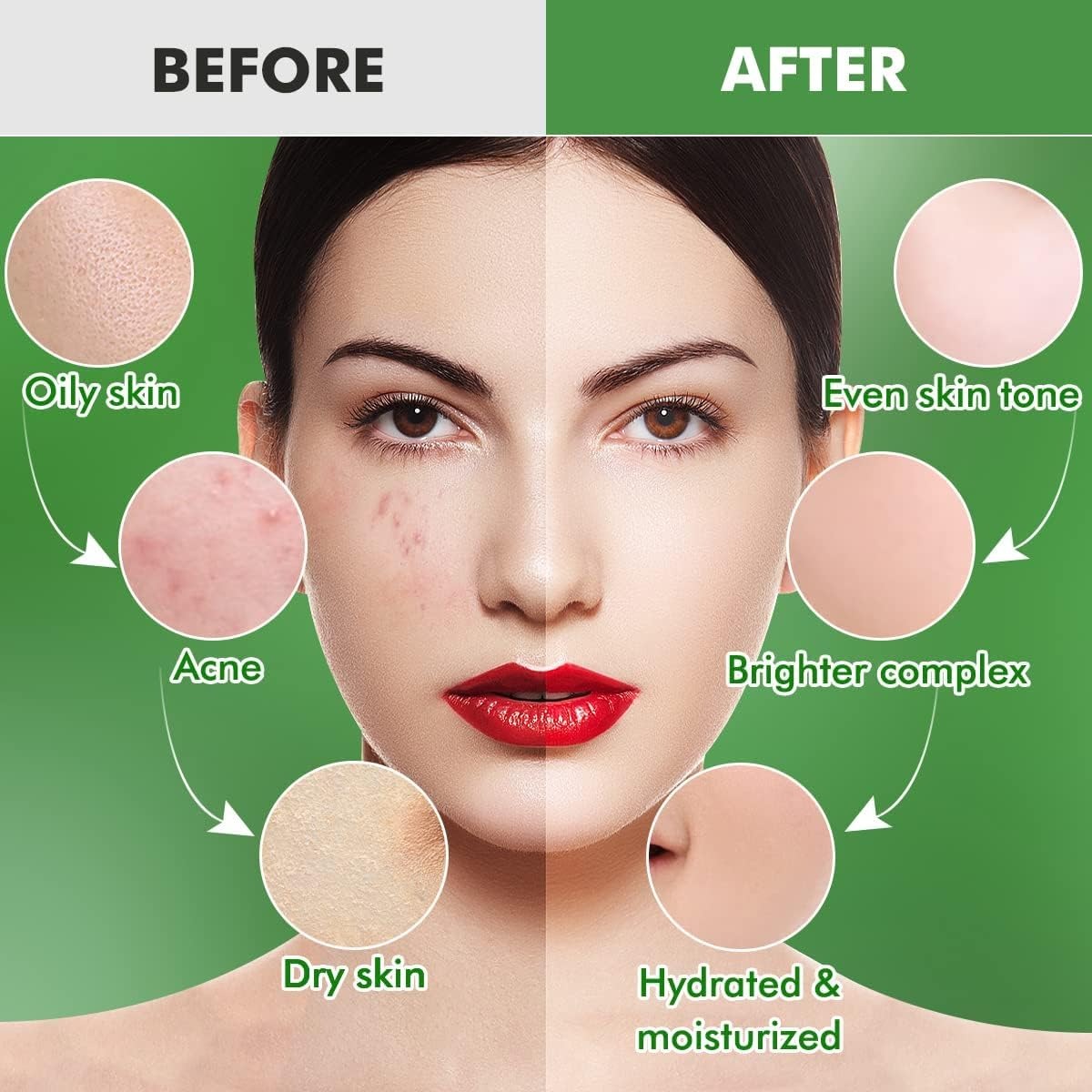 Fresh Mint Refresh Facial Face & Oil-Control Jelly Mask Sheet Peel Mask ...