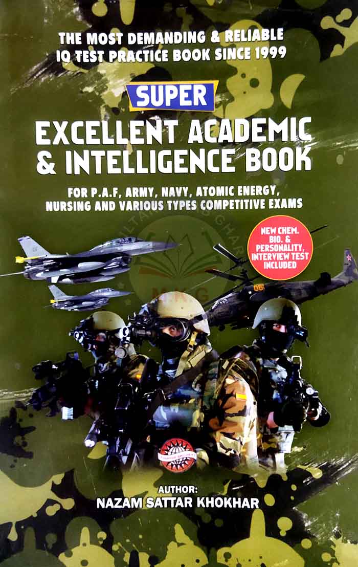 Super Excellent Academic and Intelligence Book for PAF,Army,Navy ...