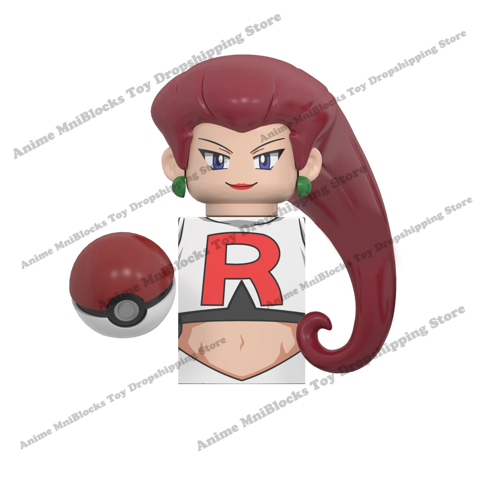 Pokemon Ash Ketchum Anime Cartoon Bricks Pikachu Building Blocks Mini ...
