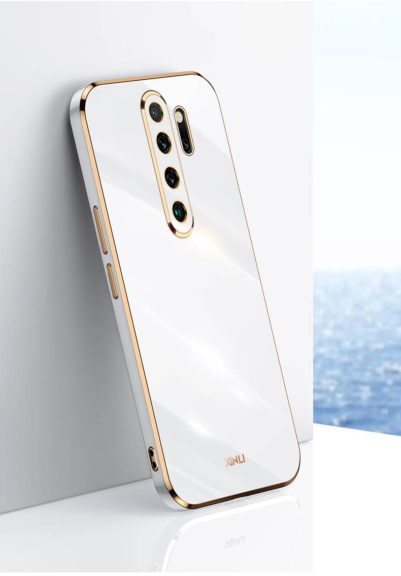 Lenuo Luxury 6D Plating Soft Casing Silicone Square Frame Phone Case ...