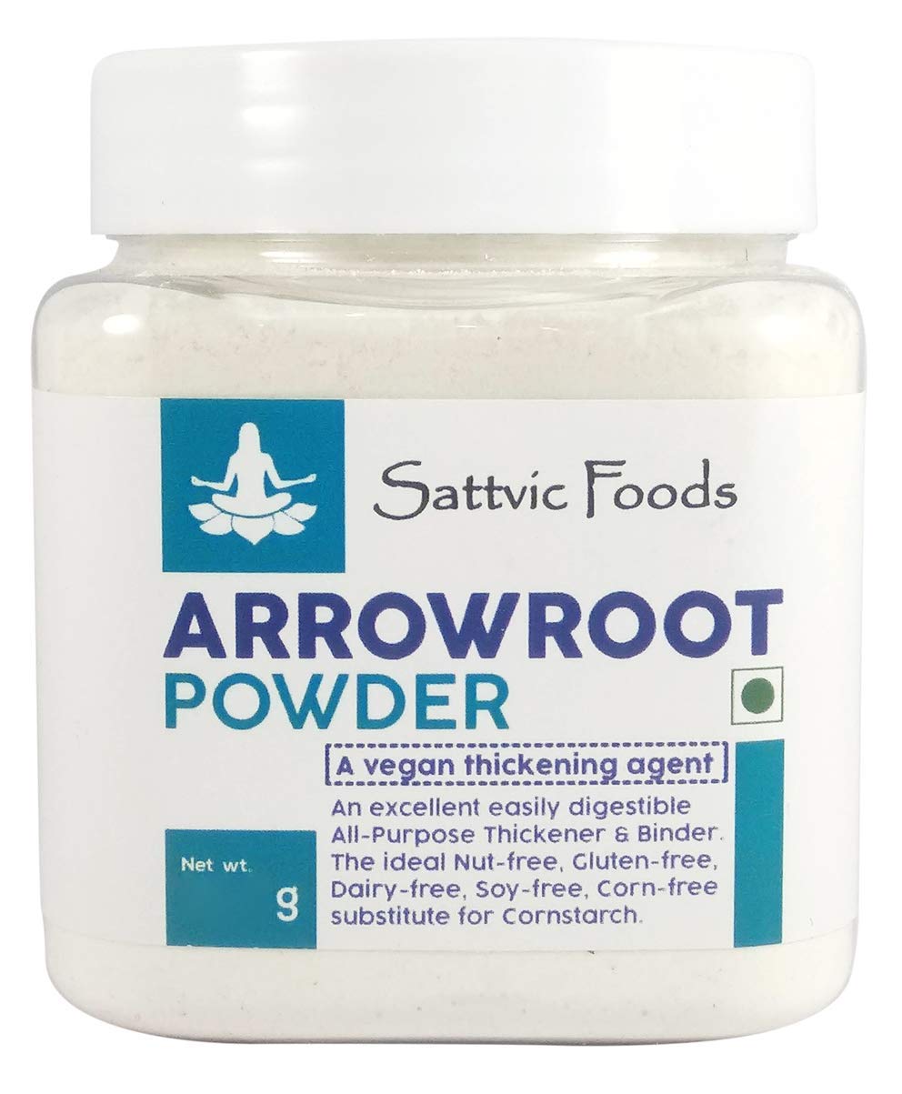 Sattvic Foods Arrowroot Powder (150 g) (Gluten-Free) Vegan Thickening ...