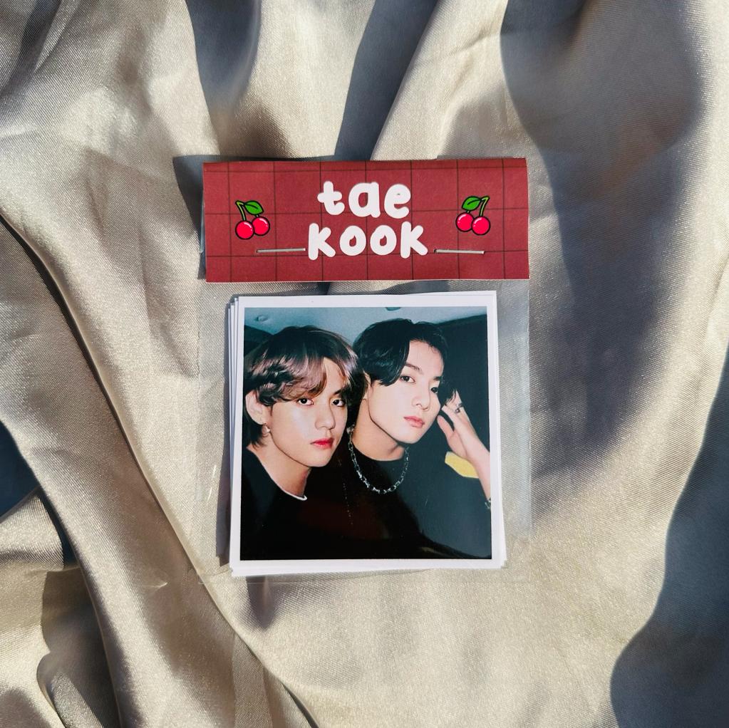 Taekook Sticker Pack - V Or Jungkook Stickers | Daraz.pk