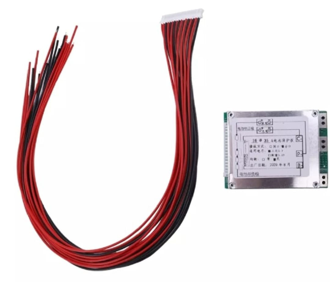 Lithium Ion BMS (Battery Management System) 60V 16S (35A) Original BMS ...