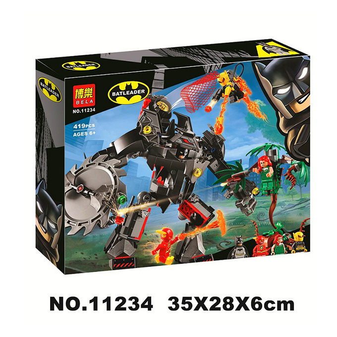 DC Super Heroes: : Batman Mech vs Poison Ivy Mech Building Blocks ...