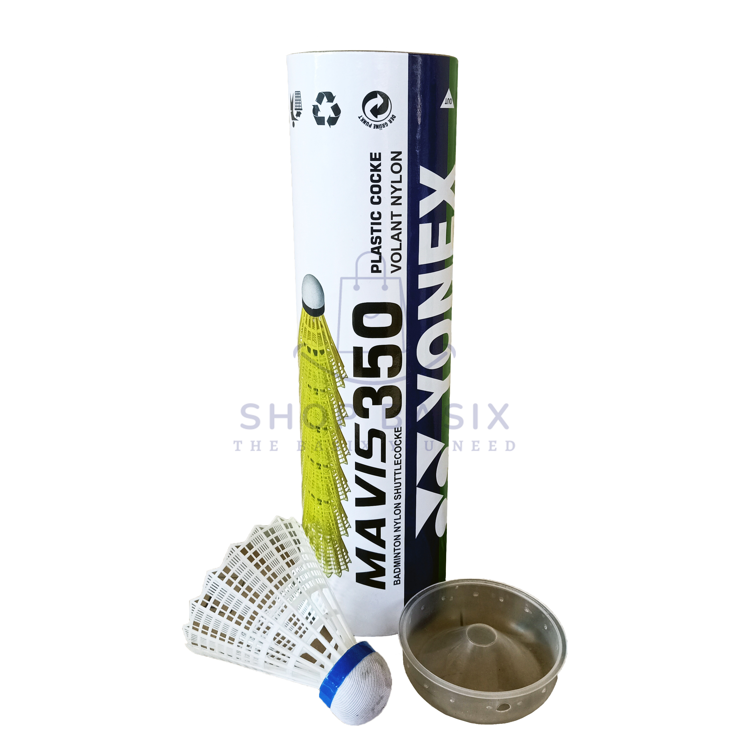 YONEX Mavis 350 Aatish Fine Quality (Pack of 6) Plastic PVC Shuttles ...