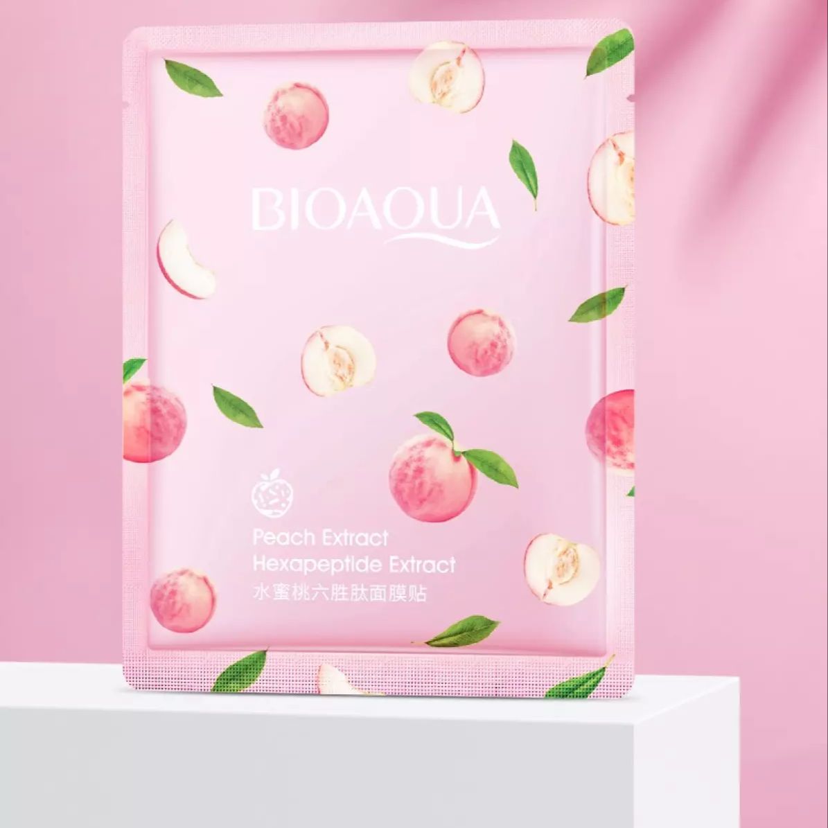 BIOAQUA Peach Extract Hexapeptide Facial Mask BQY67956 25g | Daraz.pk
