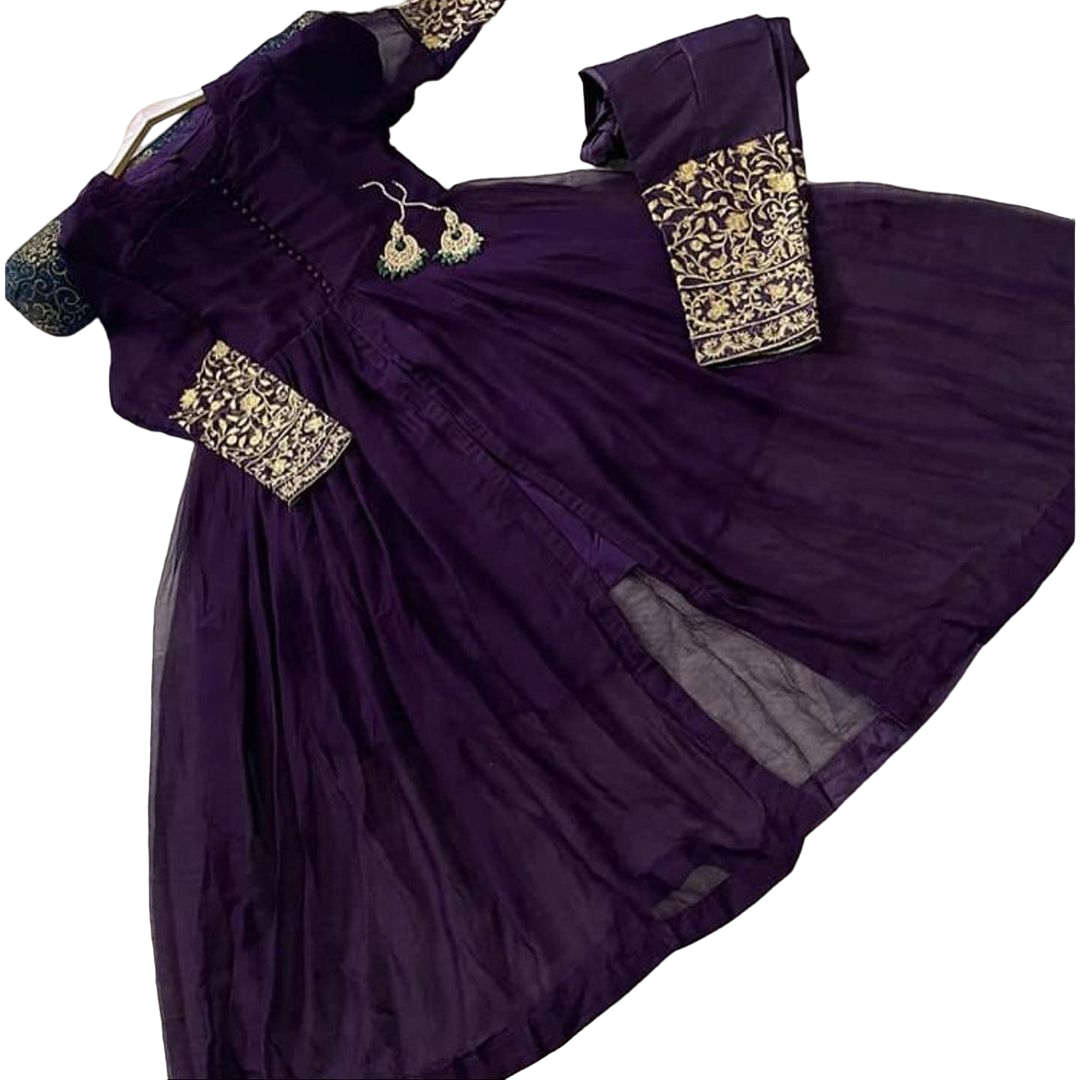 New Designer Embrodered Maxi Suit (2 PCs) Kurta with Trouser for Women ...