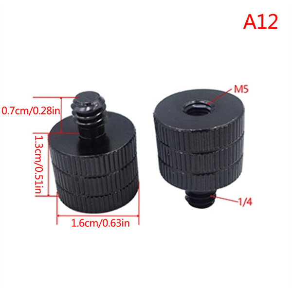 1/4 to M4 M5 M6 M8 M10 Conversion Screw 3/8" Male to Female Thread ...