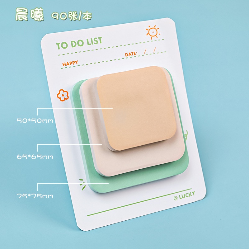 Stacked series of sticky notes ins style student notes message sticky ...