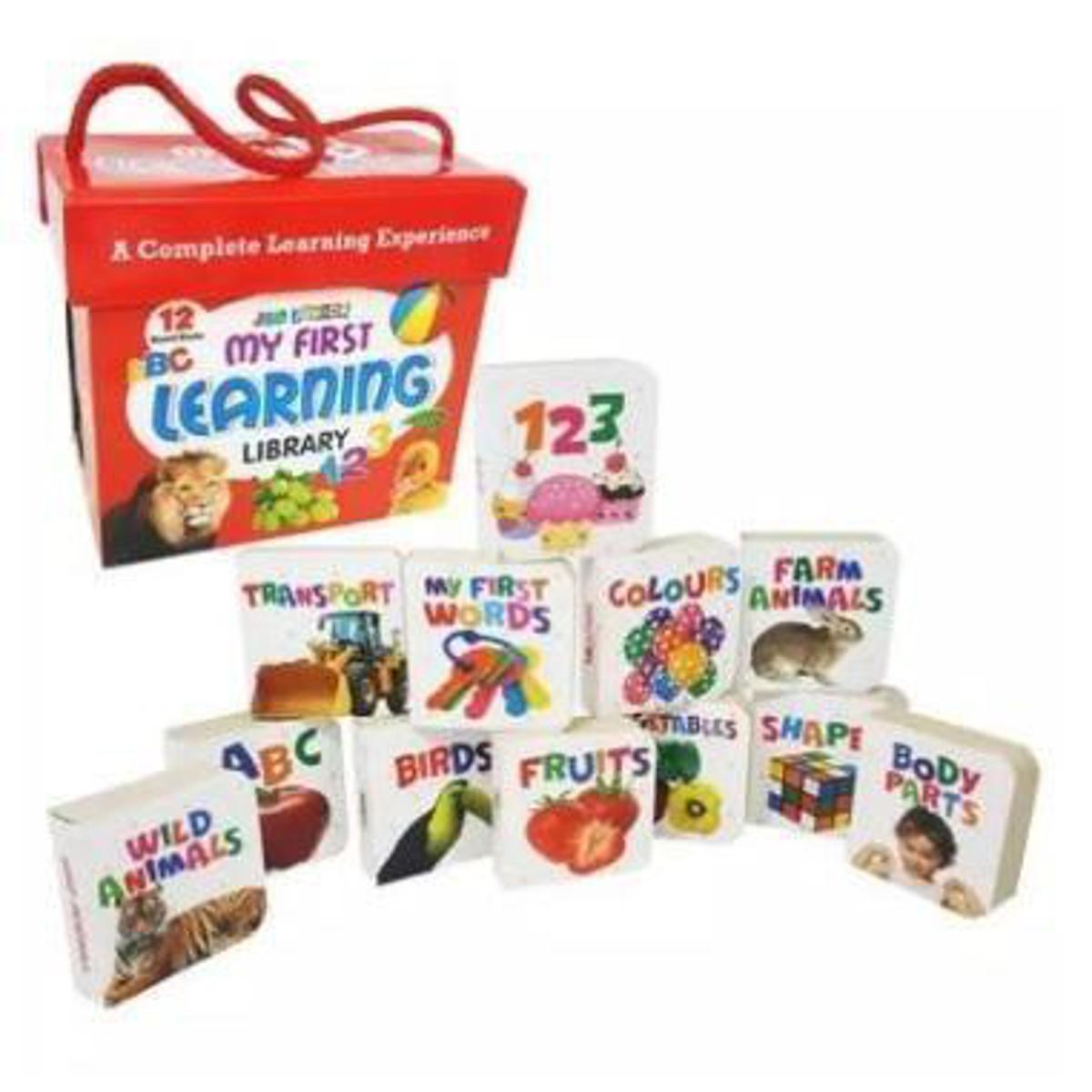 My First Learning Library Board Book 12-Book Set | Daraz.pk