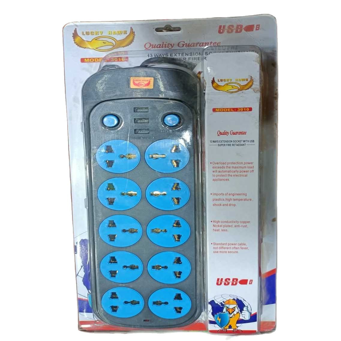 Lucky Hawk Power Extension Lead Board ,USB Power Extension Lead 10 ...