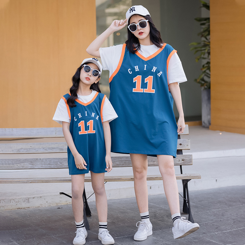 Parent-child outfit: Xia's family of three, mother-daughter parent ...