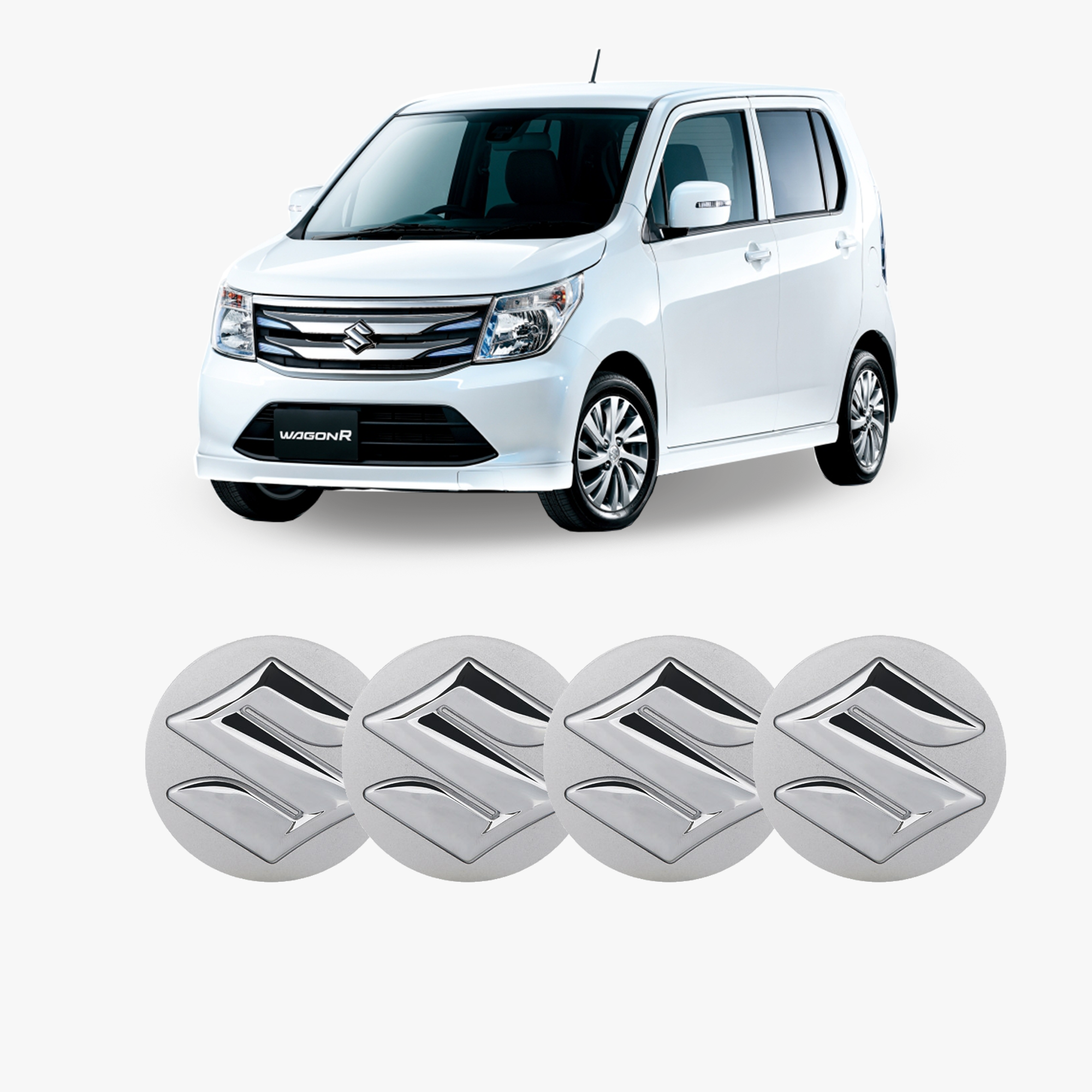 Alloy Wheels Center Caps for Japani WagonR - 54mm (4pcs) | Daraz.pk