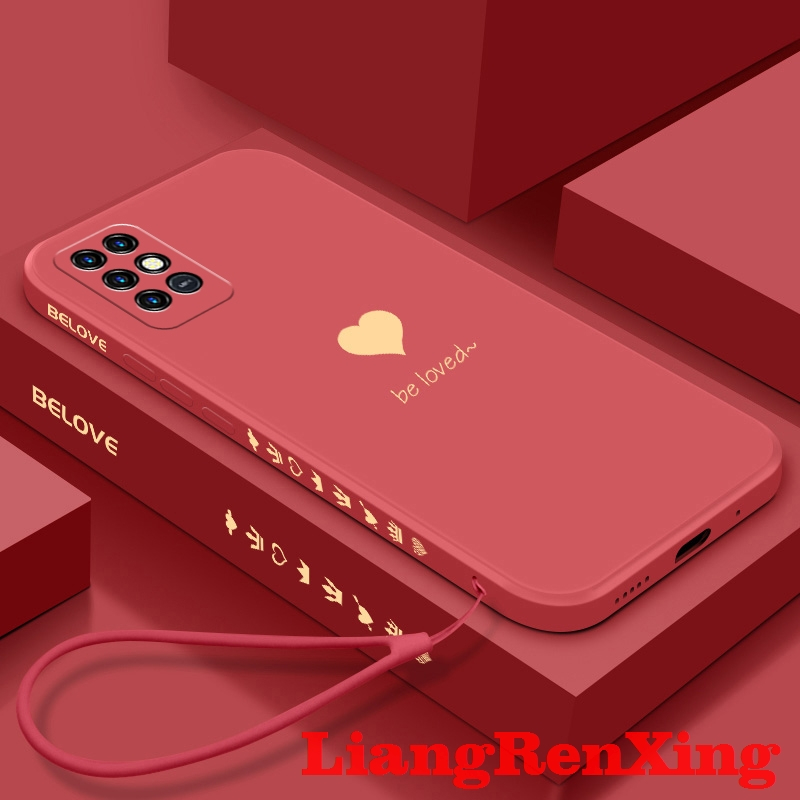 Casing Infinix Note 8 back cover phone case softcase liquid silicone ...