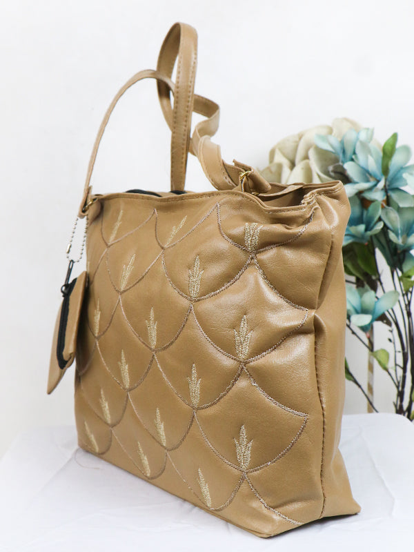 Cut Price WHB54 Women's Handbag Brown | Daraz.pk