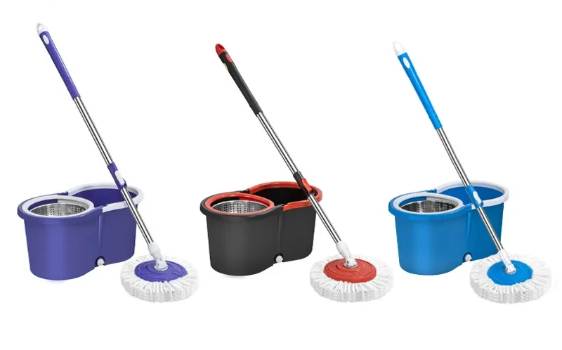 Spin Mop - Mops With Bucket - 360 Degree Stainless Steel Drainer ...