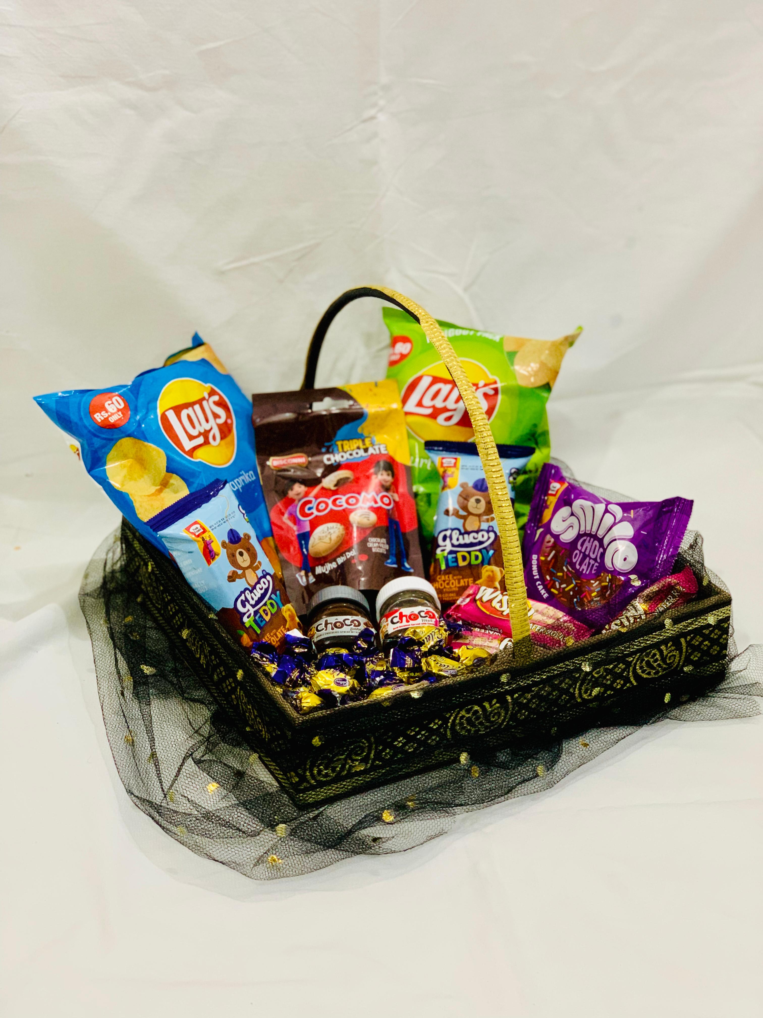 Gift Basket Deluxe Snack & Chocolate Gift Basket | Daraz.pk