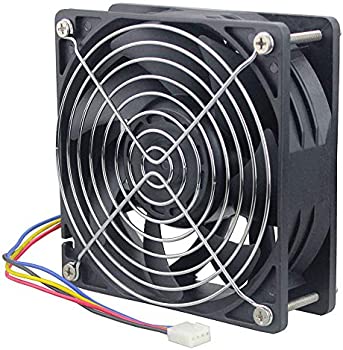 High Quality DC 12V Fast Cooling Fan with Protective Grill - Size ...