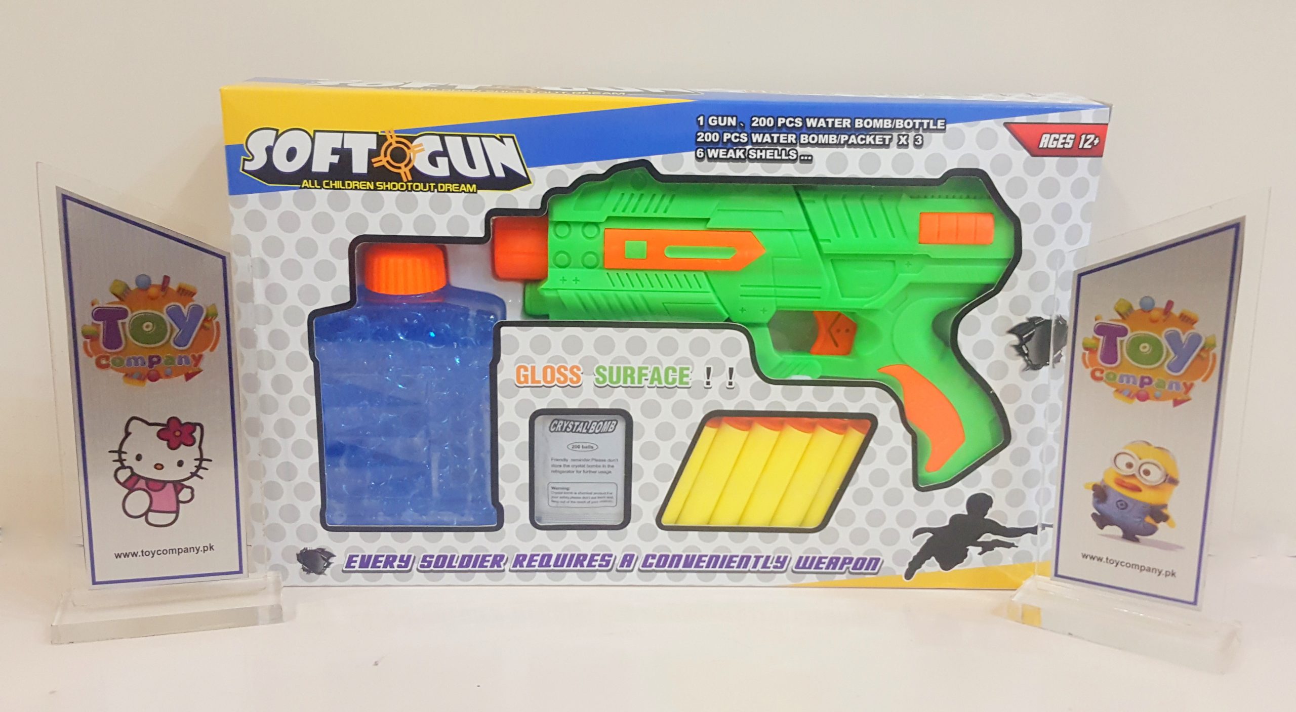 Soft Toy Gun Lollipop Launch Type For Childrens | Daraz.pk