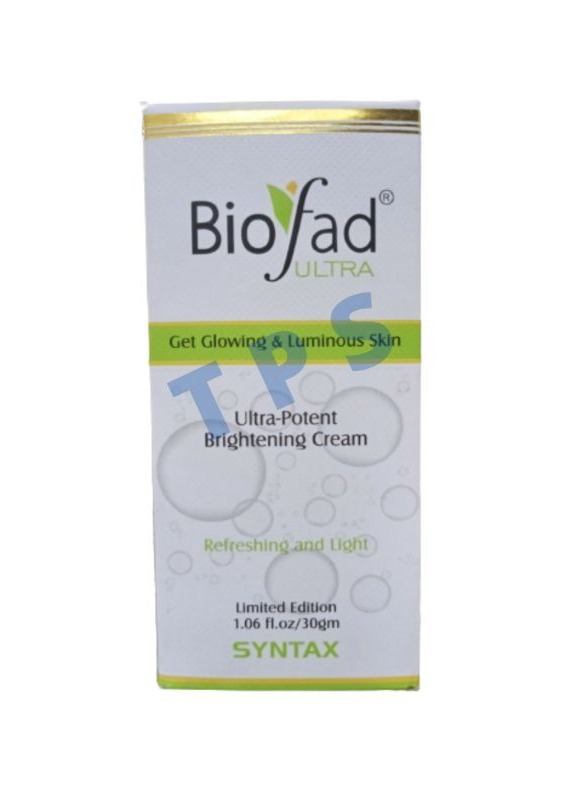 Biofad Ultra Brightening Cream 30g | Daraz.pk