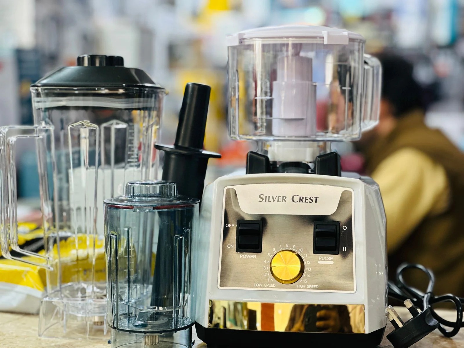 SILVER CREST BLENDER ZK-9091 3 IN 1 3500 WATTS WITH SMMOTHE GRINDER AND ...