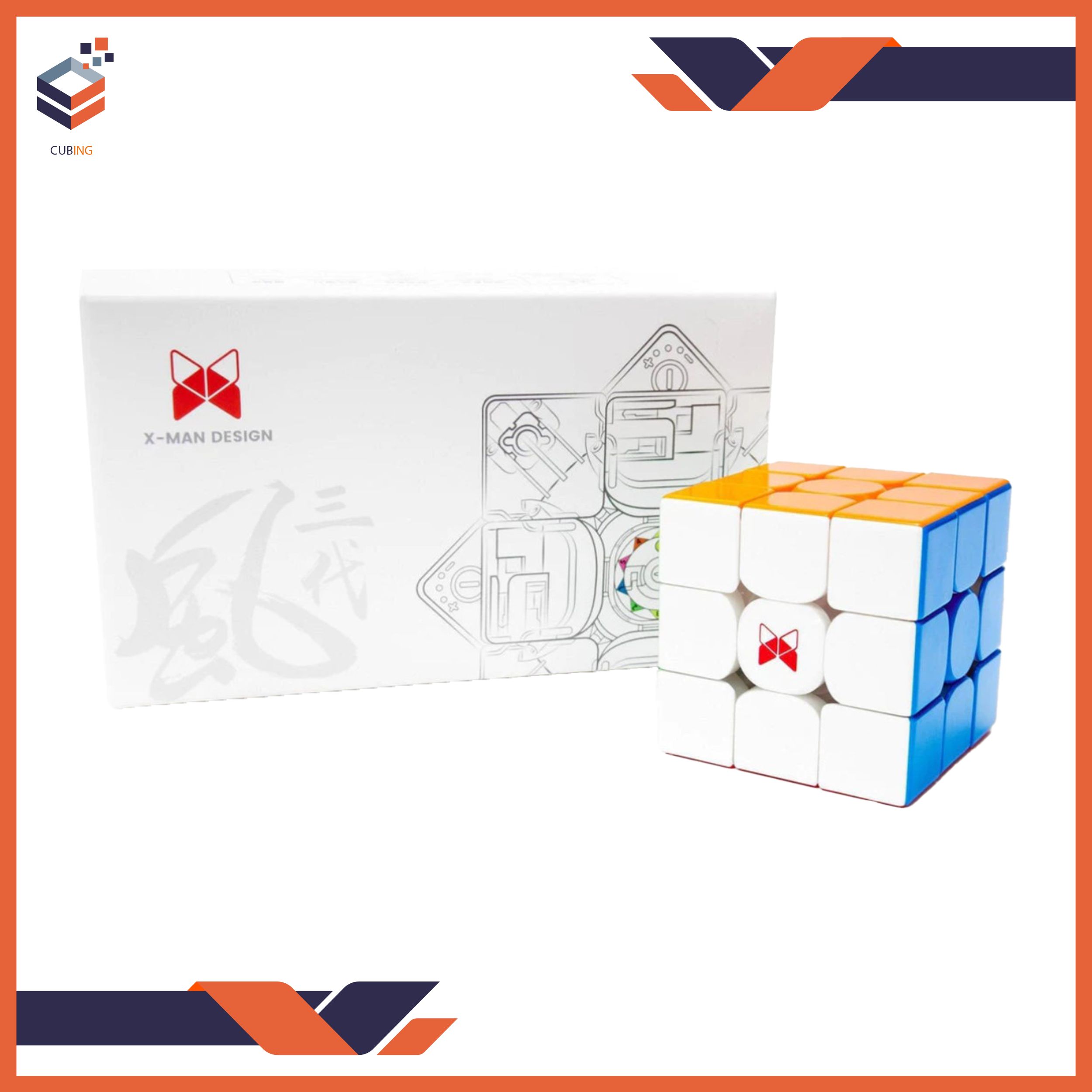 QiYi XMAN Tornado V3 Rubiks Cube 3x3 With Omnidirectional Core Magnetic ...