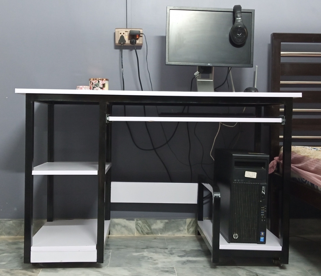 Modern Desktop Computer Desk Gaming PC Laptop Desk Work Table, Home ...