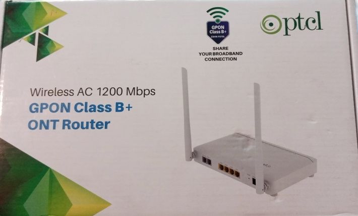 Gpon ont router ZXHN F670L flash Fiber Ptcl router | Daraz.pk