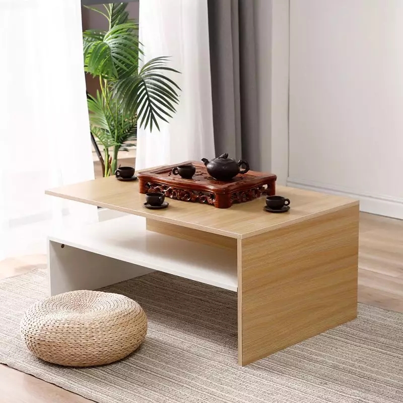 Coffee table Center Table Upper Black And Lower White Coffee Table ...