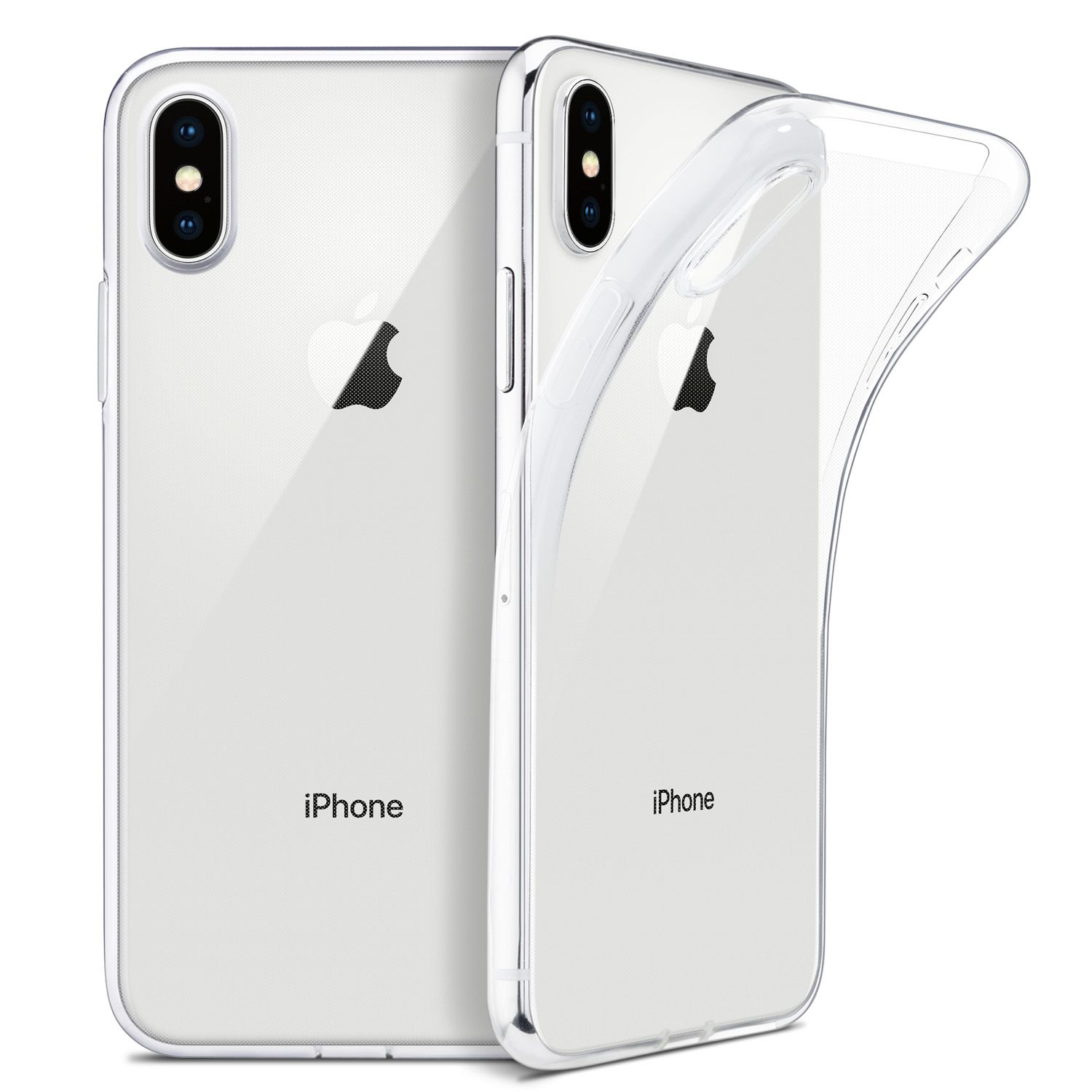 For iPhone X Xs Xs Max Xr Cover Clear Transparent Back Cover For iPhone ...