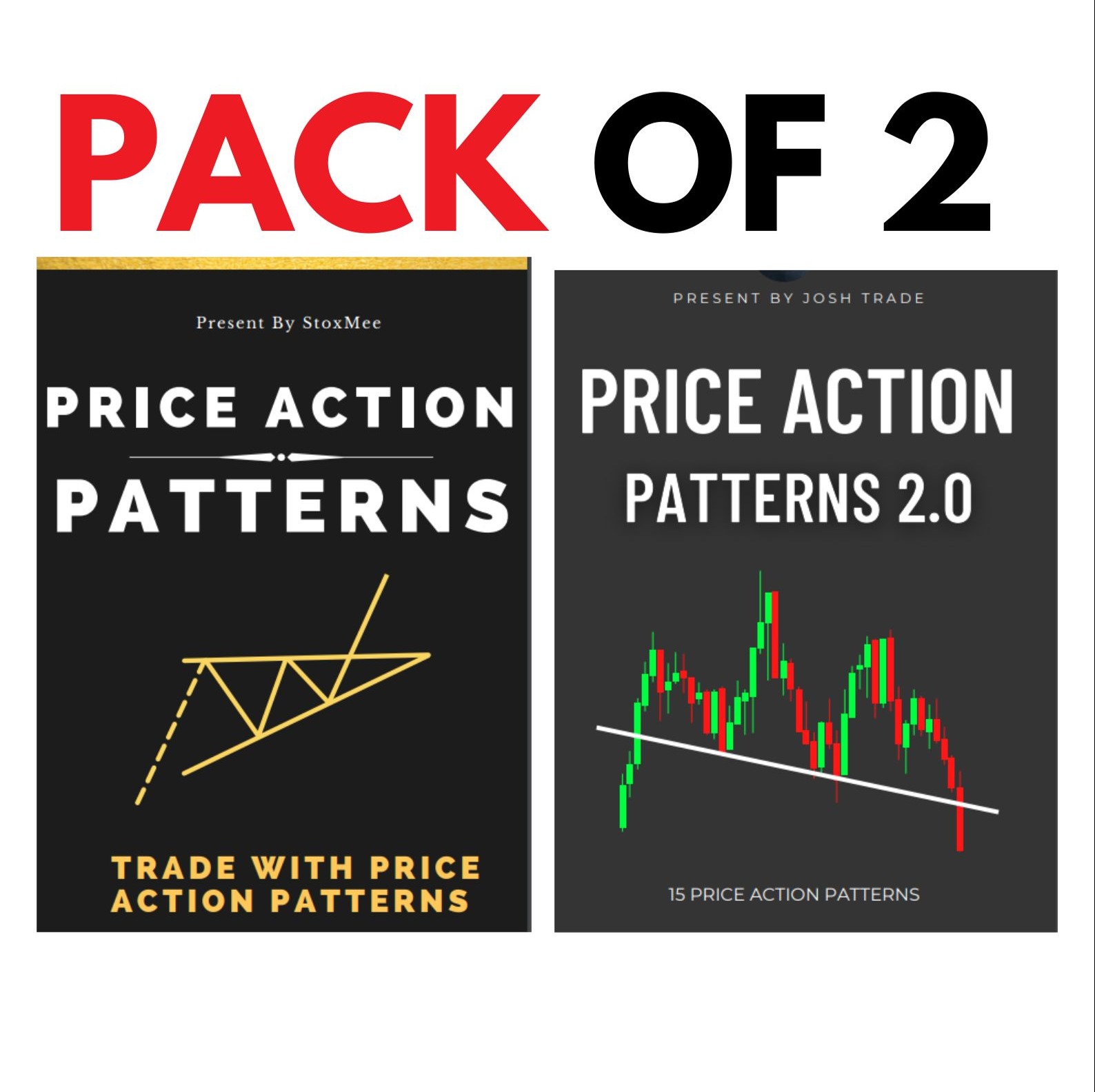 Pack of 2 Trading Books Price Action Patterns and Price Action Version ...