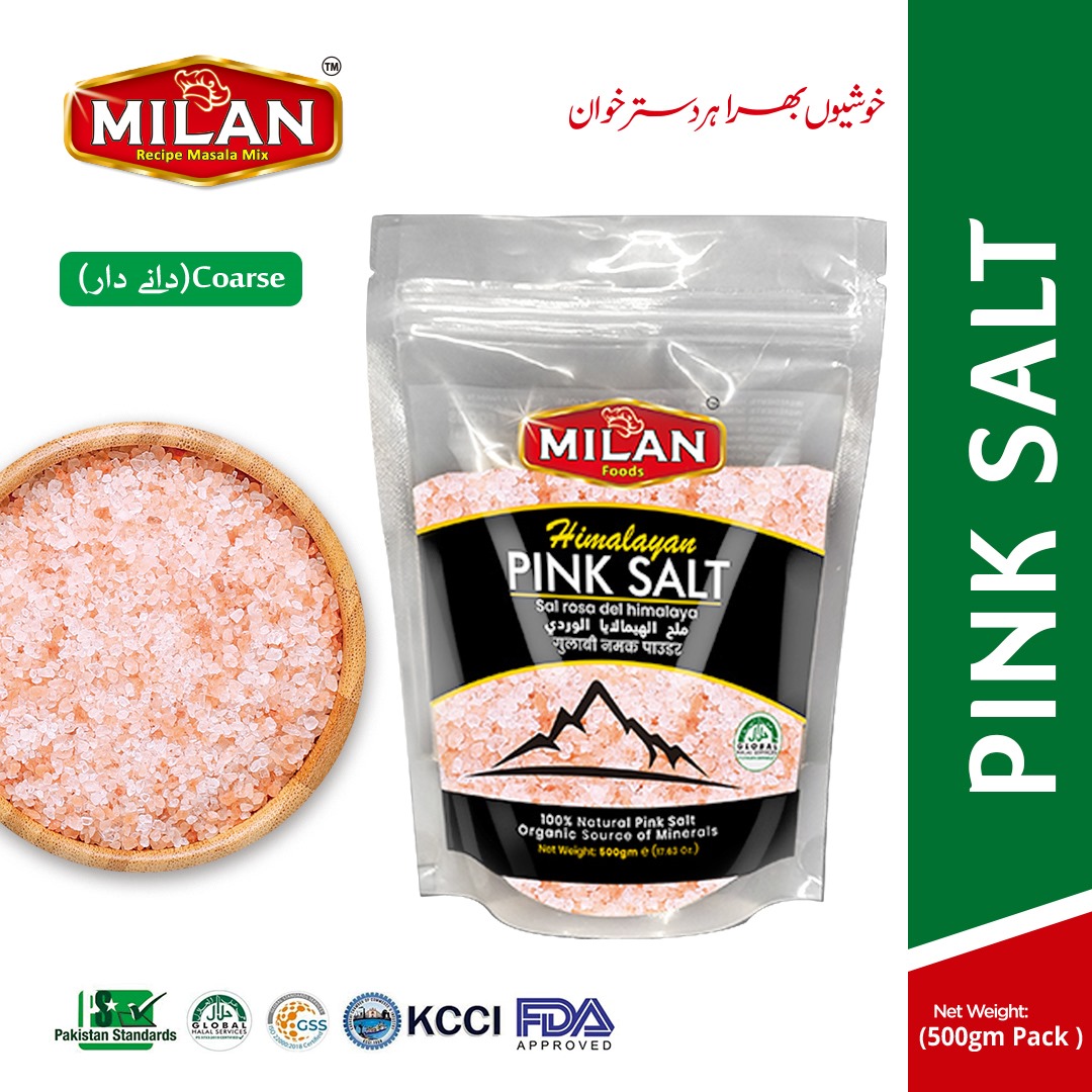 Premium Authentic Pink Himalayan Salt Coarse 500g | Daraz.pk