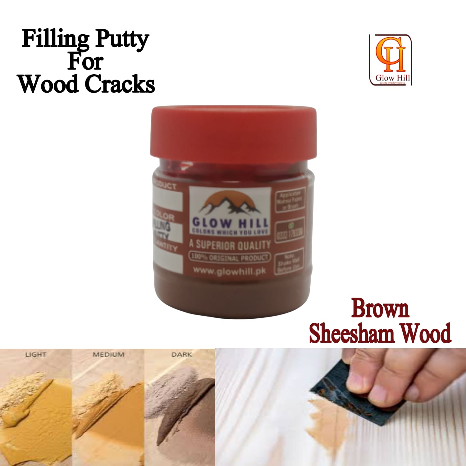 Filling Putty For Furniture Cracks, Wall, Ceilling | Daraz.pk