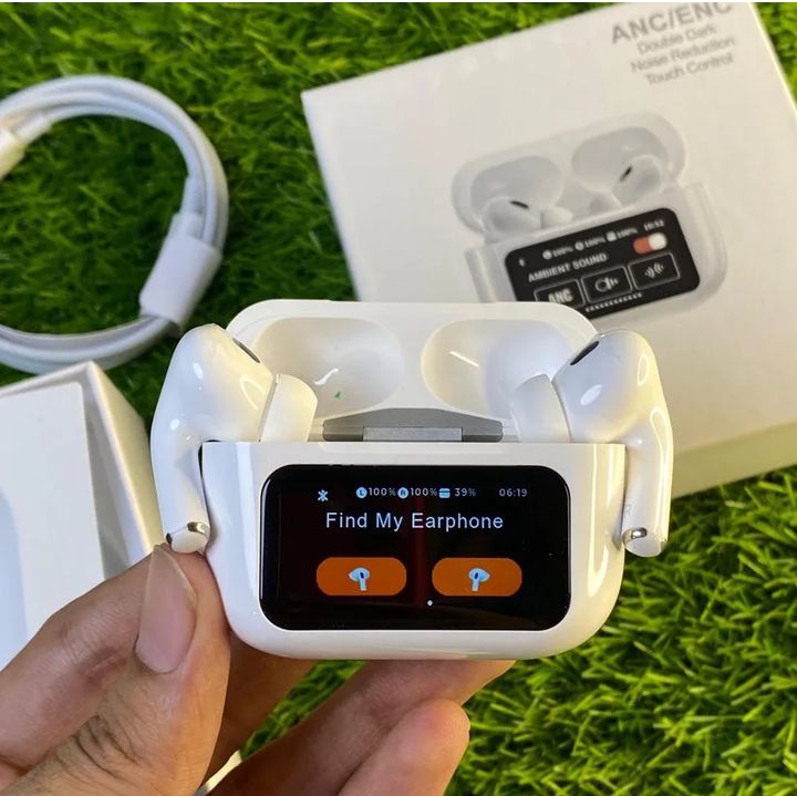 Airpods pro A9 ANC/ENC double dark Noise reduction Battery Touch ...