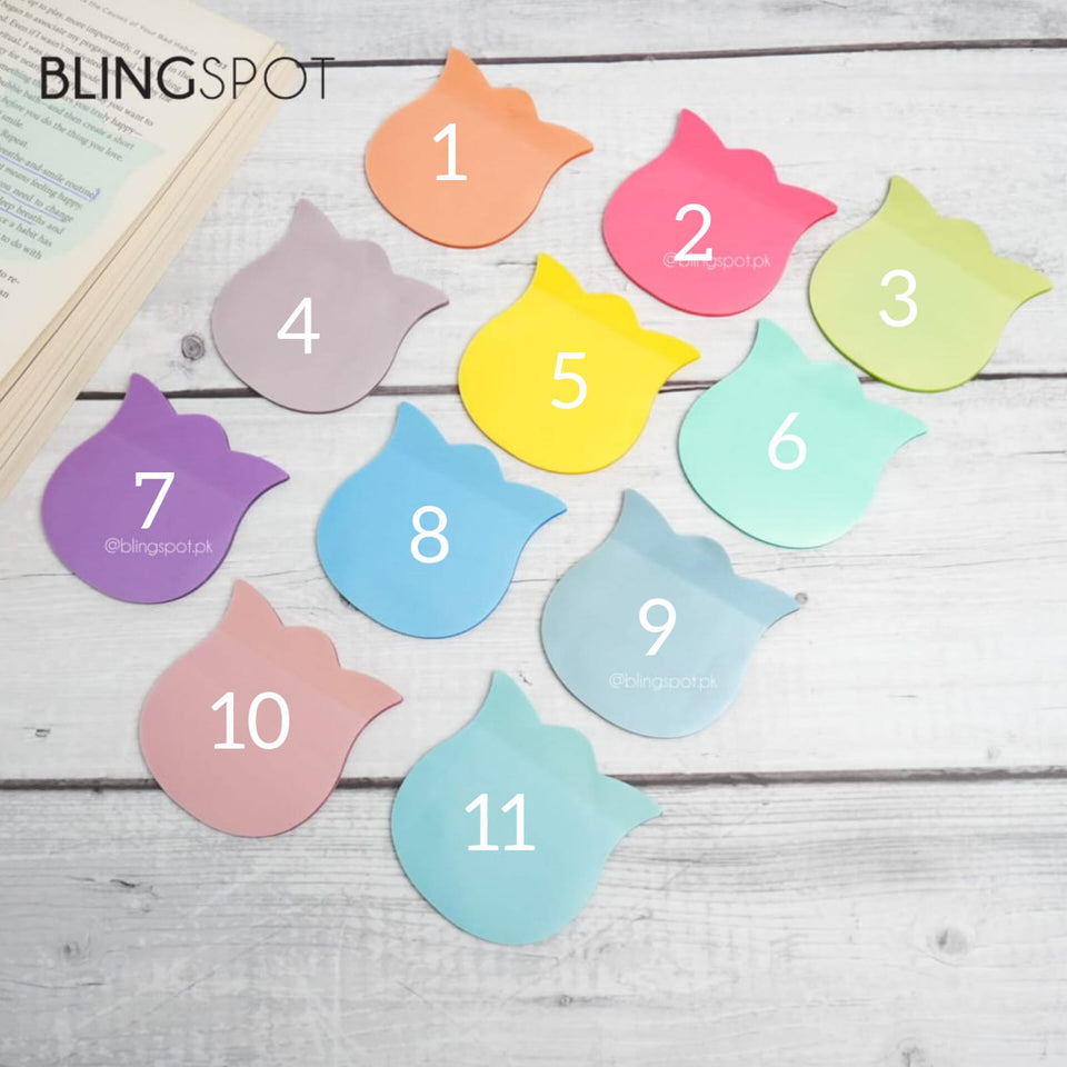 Tulip Colored Translucent - Transparent Sticky Note | Daraz.pk